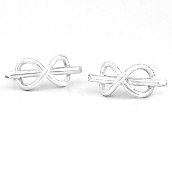 Constantine Designs Infinity Studs Silver | Coconut Creek Gift Shop